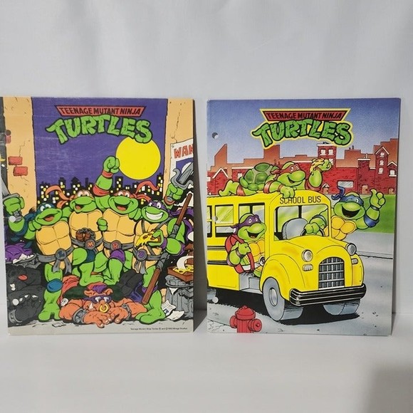 Teenage Mutant Ninja Turtles | Office | Two Vtg 992 Teenage Mutant ...